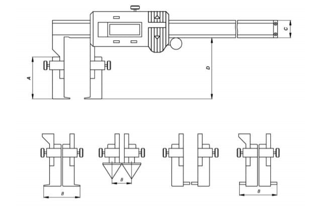 DataMet Universal micron computerized caliper e-Force Industry 4.0 ...