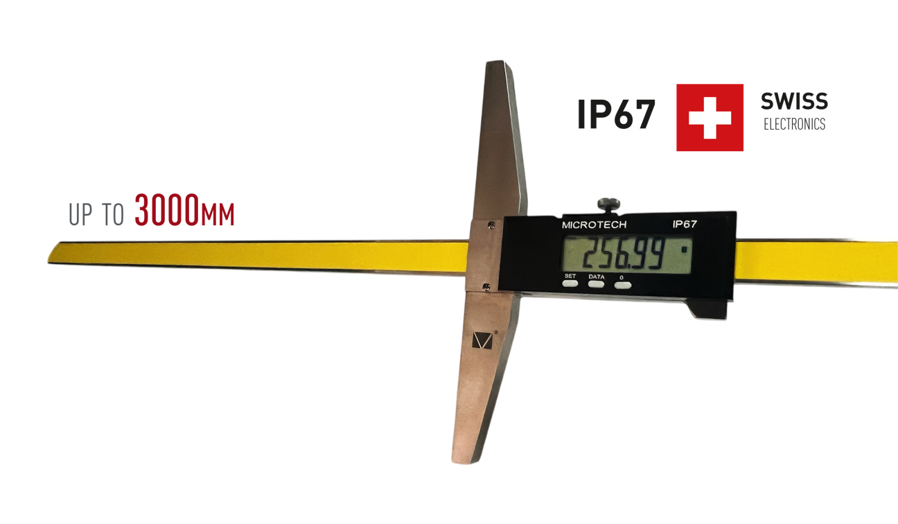 SwissMet Digital depth caliper IP67 - MICROTECH