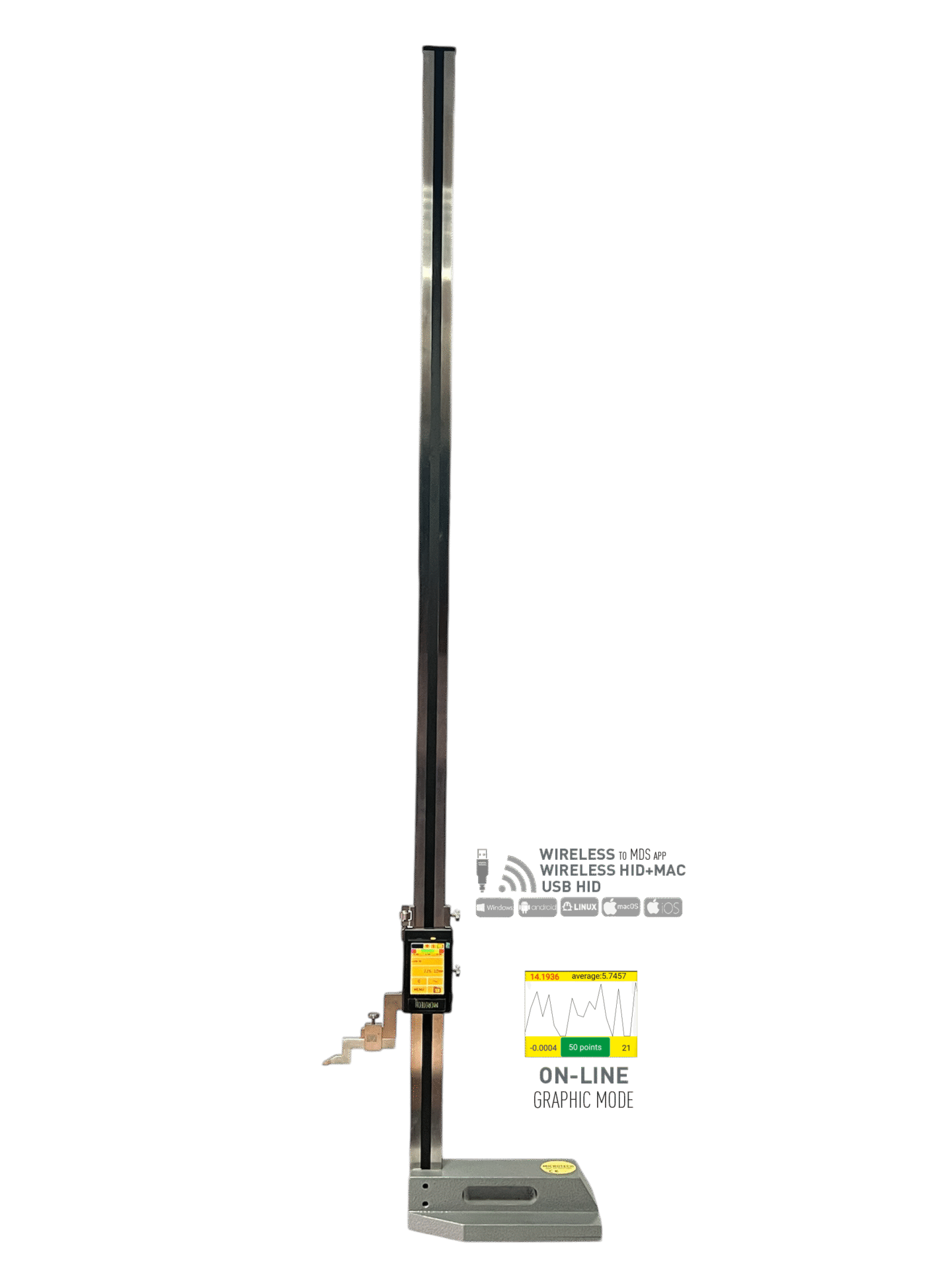 Micron DataMet e-Force Height Gauge Industry 4.0 - MICROTECH
